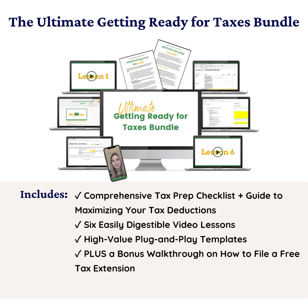 Ultimate Getting Ready for Taxes Bundle - DIY Tax Prep for Small Busin ...