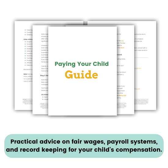 Hiring Your Kids Toolkit: How To Put Your Child On Payroll – Power in ...